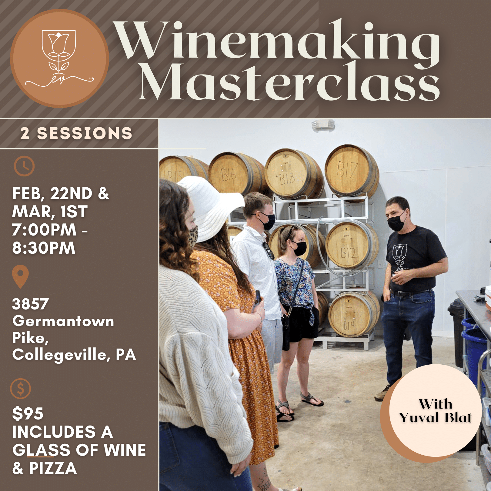 Winemaking Masterclass: Part II - Evansburg Vineyard