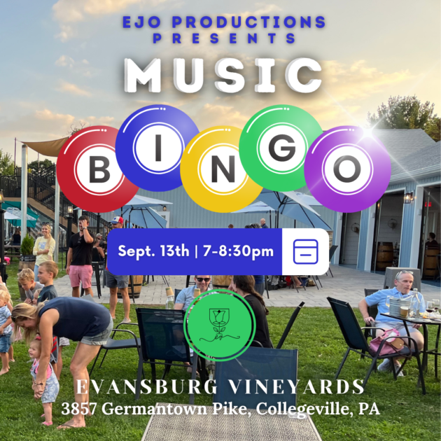 Music Bingo - Evansburg Vineyard