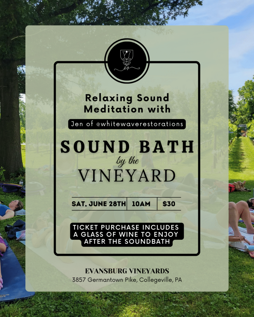 Workshop: Meditative Sound Bath & Sips | Saturday, June 28th | 10am ...